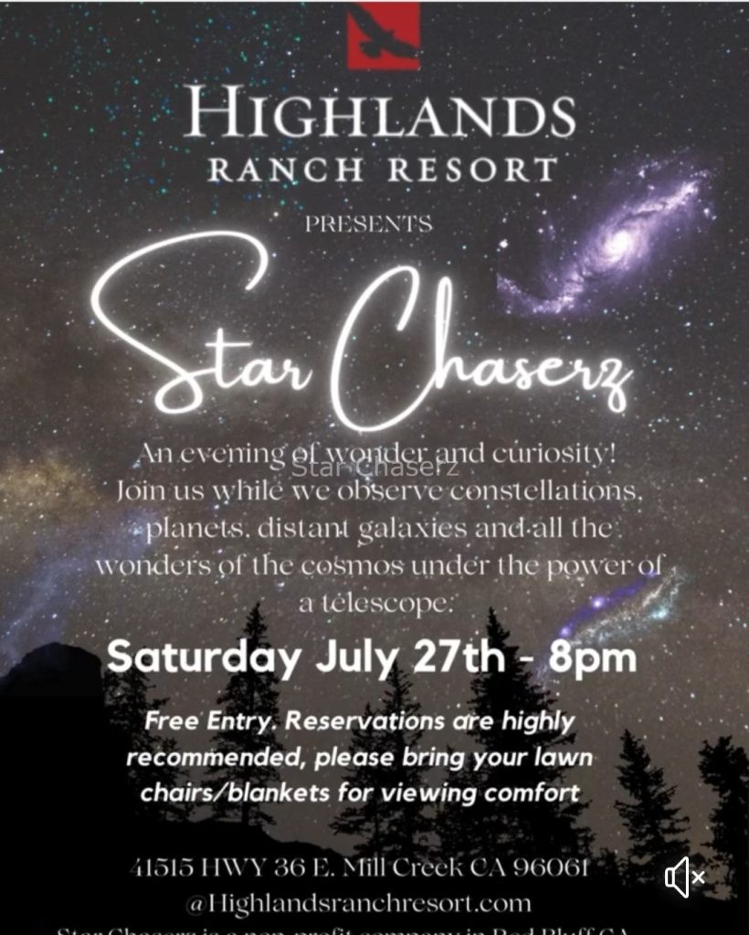 Highland Ranch Resort—CANCELLED DUE TO FIRE! – Observatory livestreams ...